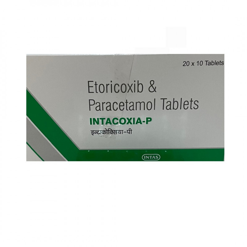 Intacoxia P 60mg/325mg Tablet - Uses, Price, Substitute, Side Effects ...