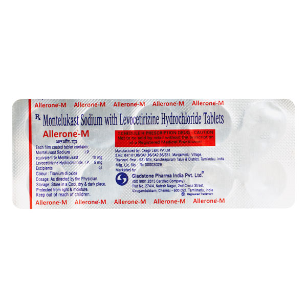 Allerone-M Tablet - Uses, Price, Substitute, Side Effects and Benefits
