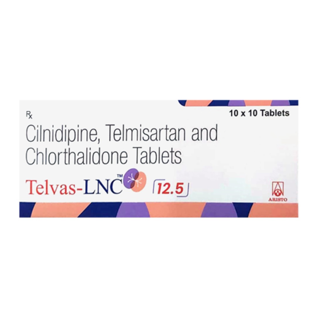 Telvas LNC 40mg/10mg/12.5mg Tablet - Uses, Price, Substitute, Side ...