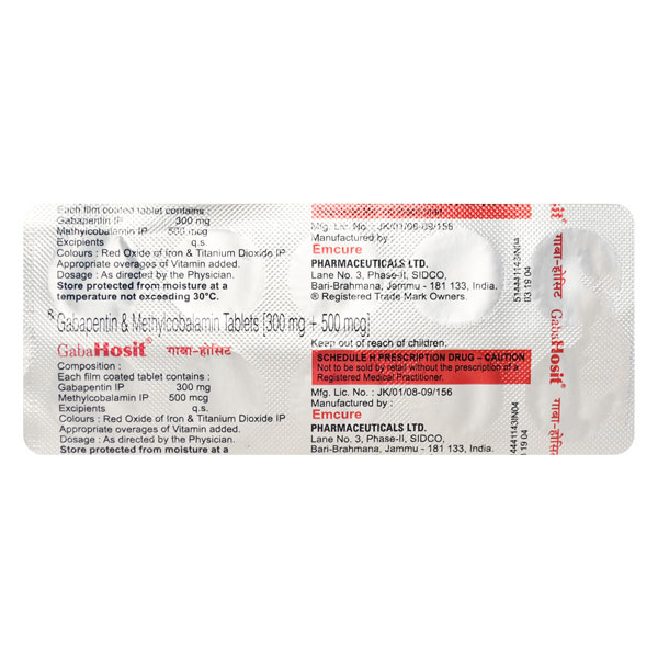 Gaba-Hosit Tablet - Uses, Price, Substitute, Side Effects and Benefits