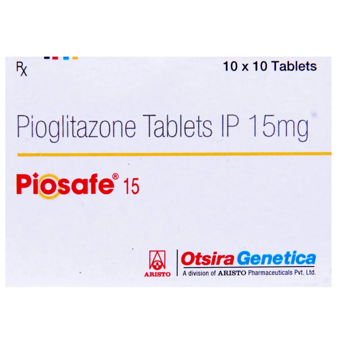 Piosafe 15 Tablet - Uses, Price, Substitute, Side Effects and Benefits