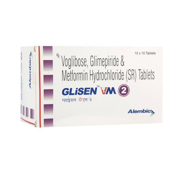 Glisen VM 2 Tablet SR - Uses, Price, Substitute, Side Effects and Benefits