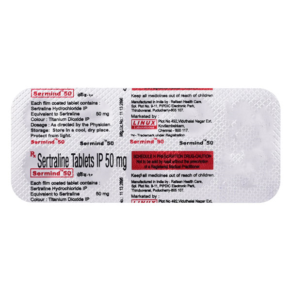 Sermind 50 Tablet - Uses, Price, Substitute, Side Effects and Benefits