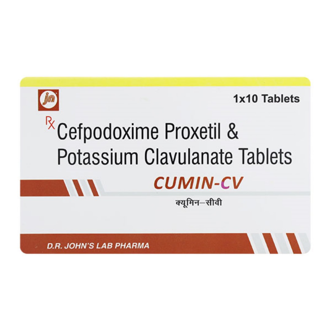 Cumin CV 200 mg/125 mg Tablet - Uses, Price, Substitute, Side Effects ...