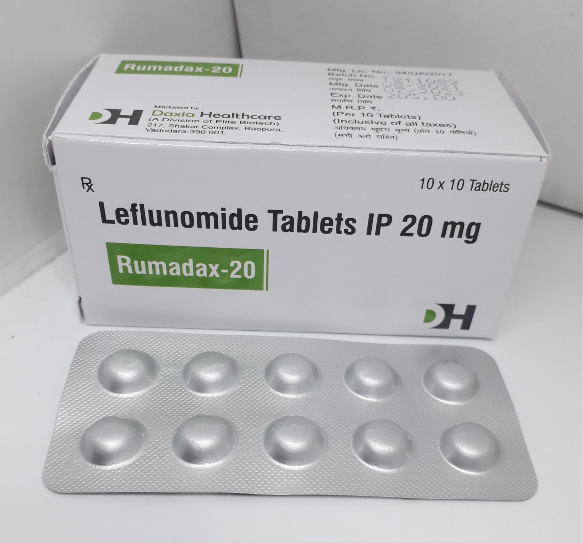 Rumadax 20mg Tablet - Uses, Price, Substitute, Side Effects and Benefits