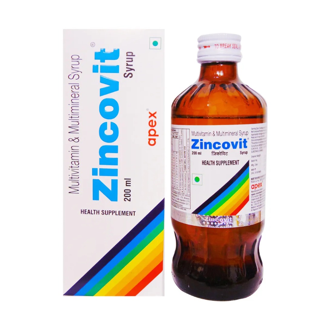 Zincovit Multivitamin & Multimineral Syrup - Uses, Price, Substitute ...