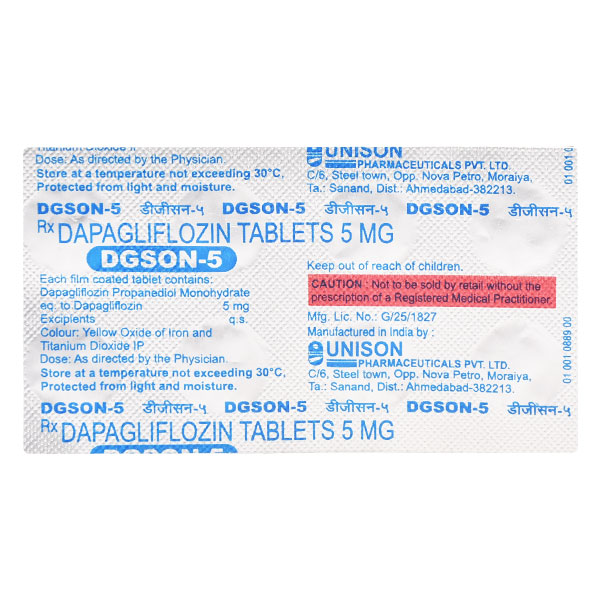 Dgson 5 Tablet - Uses, Price, Substitute, Side Effects and Benefits