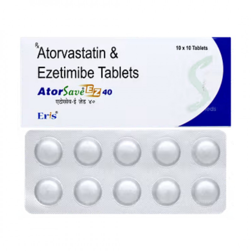 Atorsave EZ 40 Tablet - Uses, Price, Substitute, Side Effects and Benefits