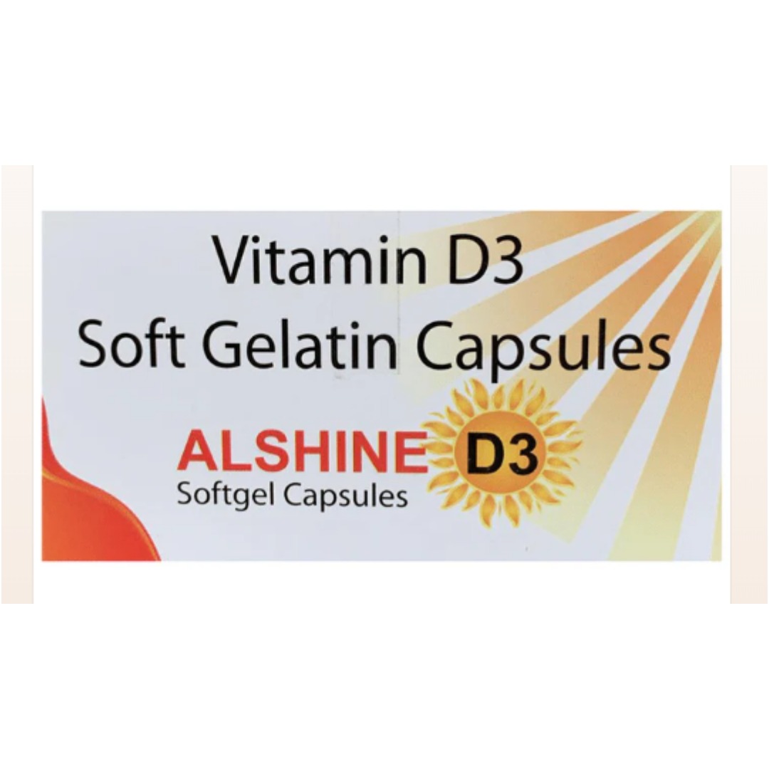 Alshine D3 Softgel Capsule - Uses, Benefits, Side Effects & Price