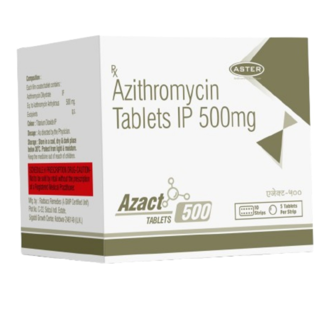 Azact 500mg Tablet - Uses, Benefits, Side Effects & Price