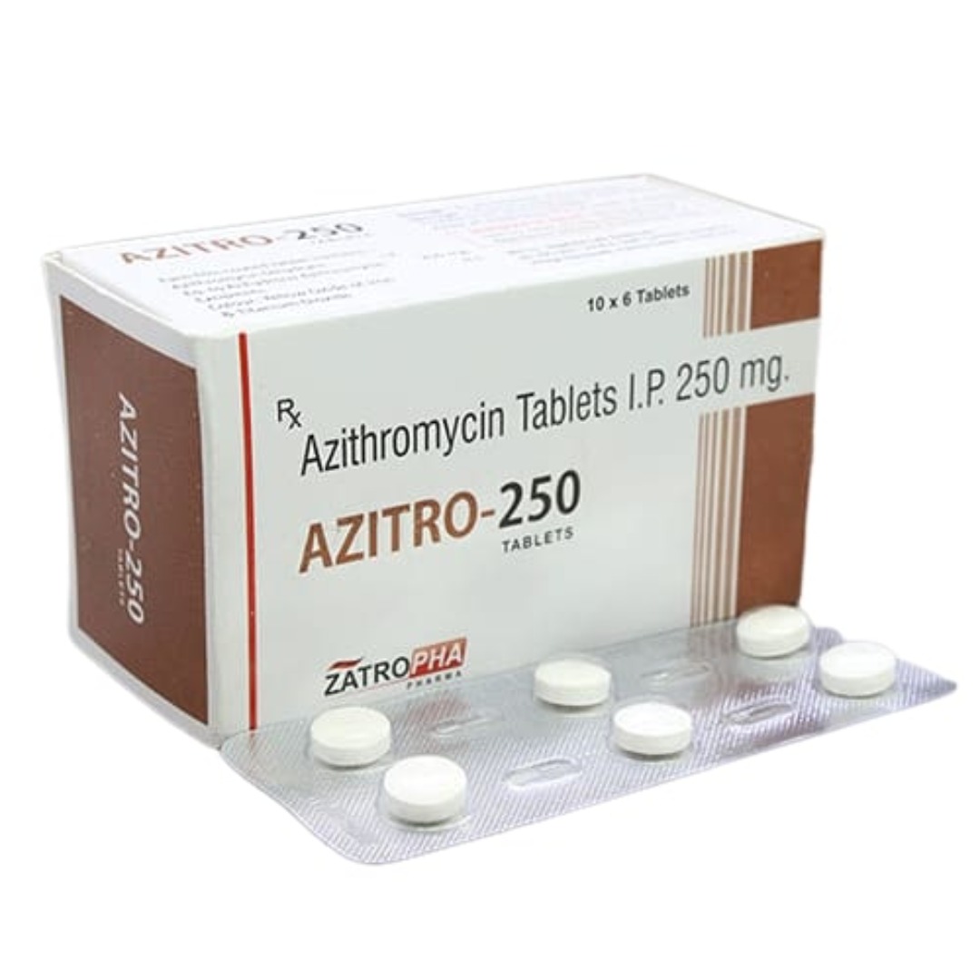 Azitro 250mg Tablet - Uses, Benefits, Side Effects & Price