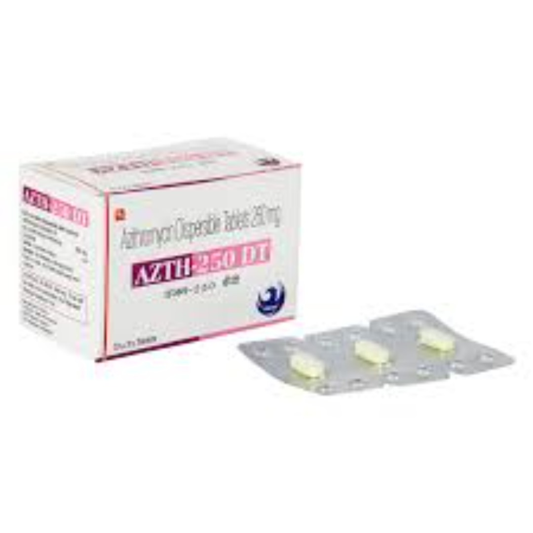 Azth Dt 250mg Tablets - Uses, Benefits, Side Effects & Price