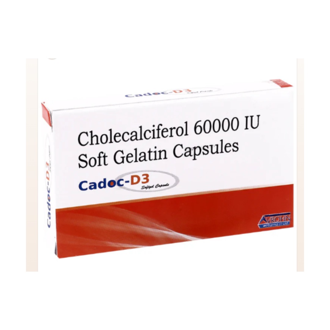 Cadoc D3 Softgelcapsule - Uses, Benefits, Side Effects & Price