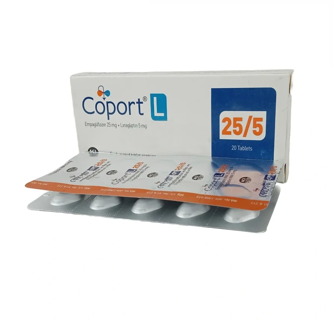 Coport L 25mg/5mg Tablet uses, benefits, side effects & price.