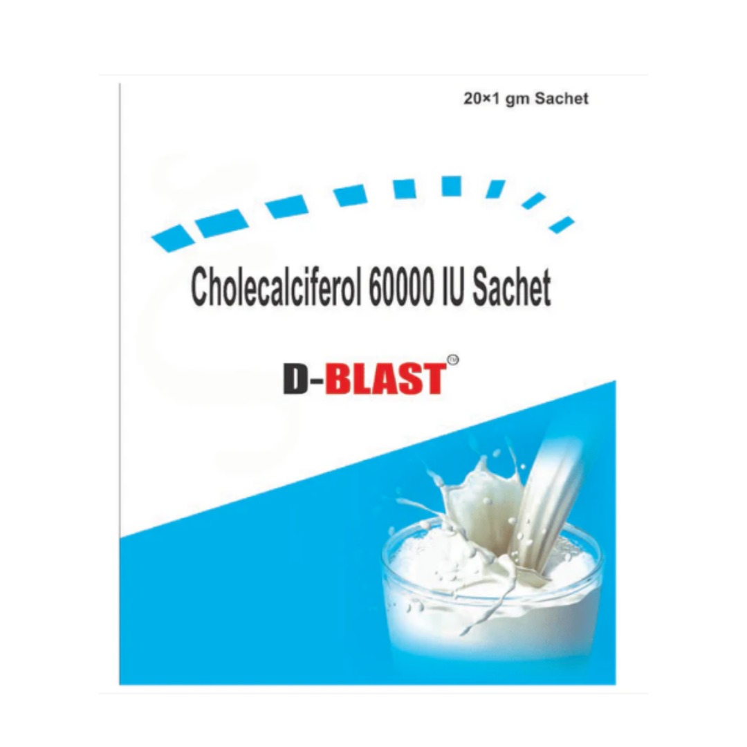 D Blast 60k Sachet - Uses, Benefits, Side Effects & Price