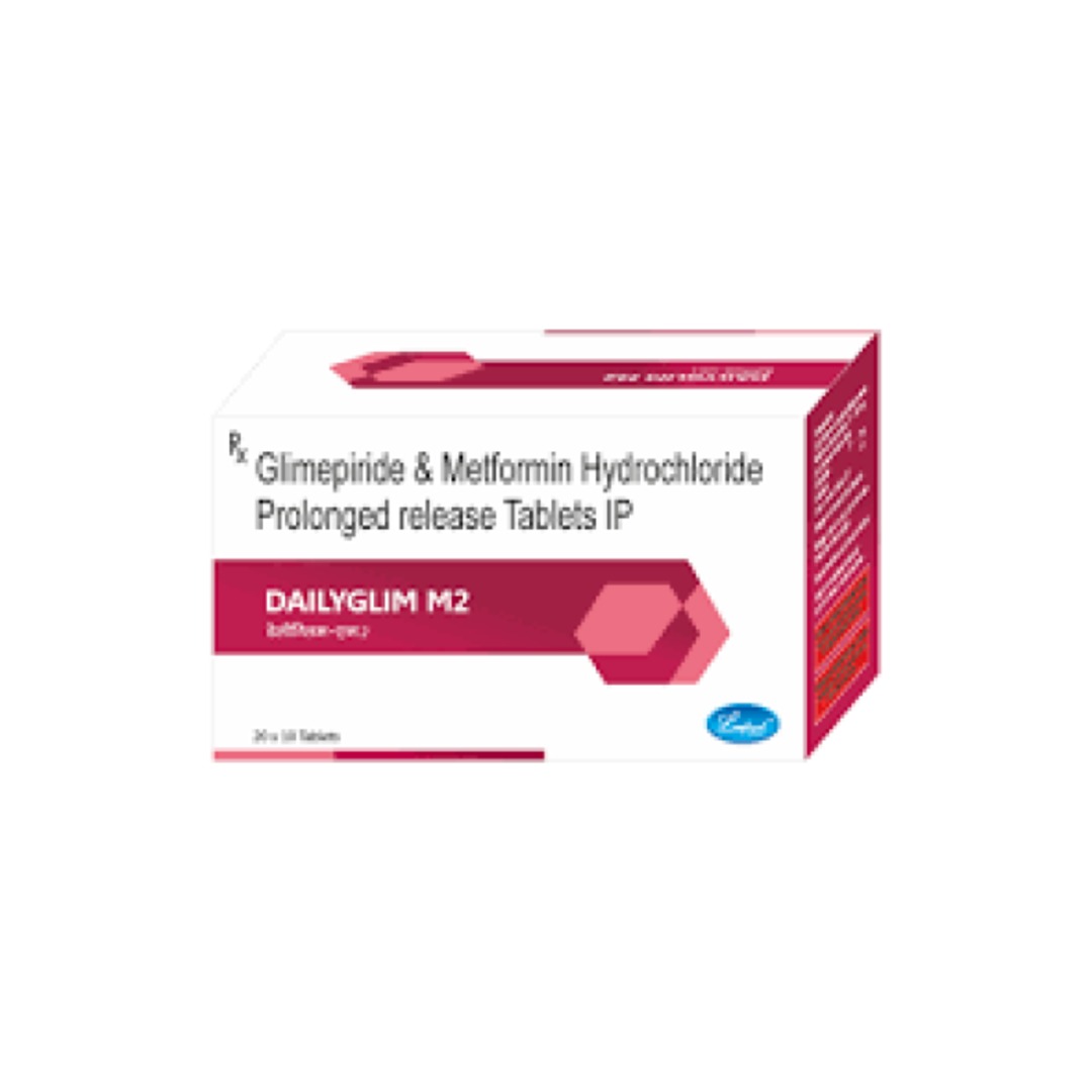 Dailyglim M2 Tablet PR - Uses, Dosage, Side Effects, Price & Substitutes