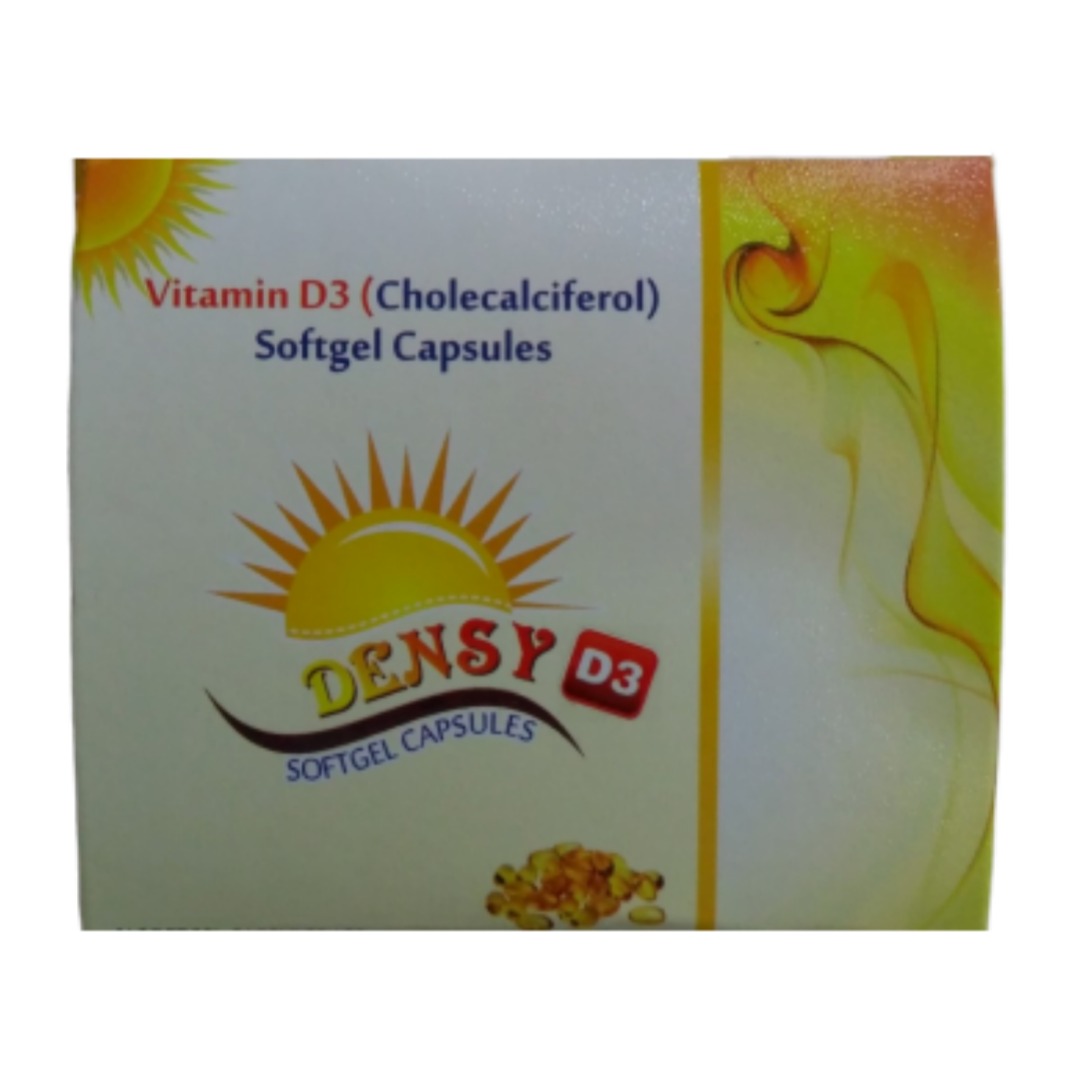 Densy D3 Soft Gelatin Capsule - Uses, Benefits, Side Effects & Price