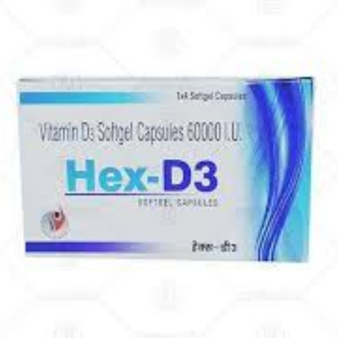 Hex D3 Softgel Capsule - Uses, Benefits, Side Effects & Price