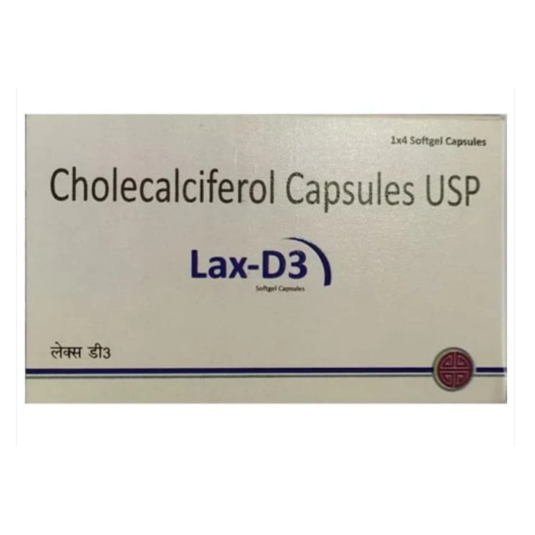 Lax D3 Soft Gelatin Capsule - Uses, Benefits, Side Effects & Price
