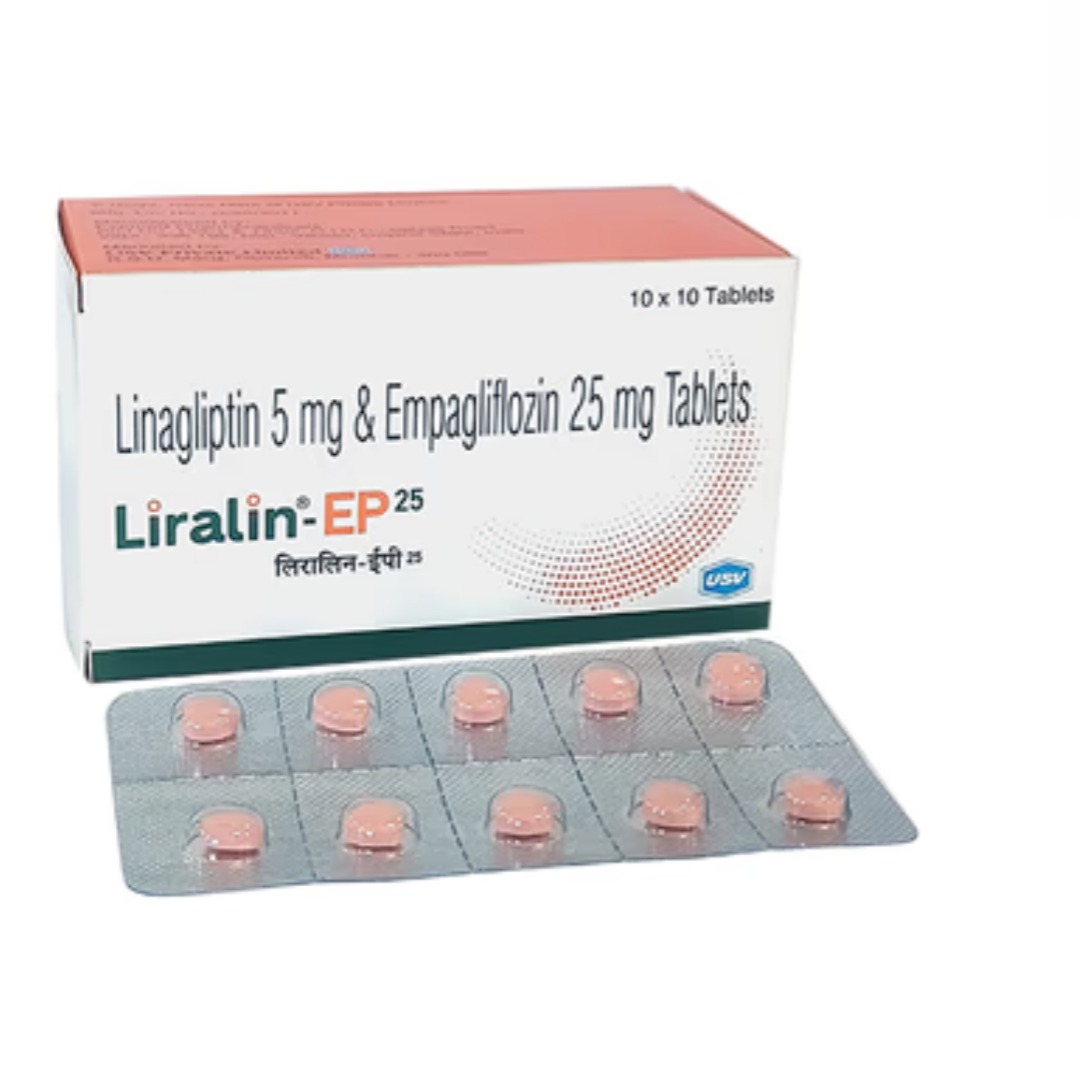 Liralin-EP 25 Tablet uses, benefits, side effects & price.