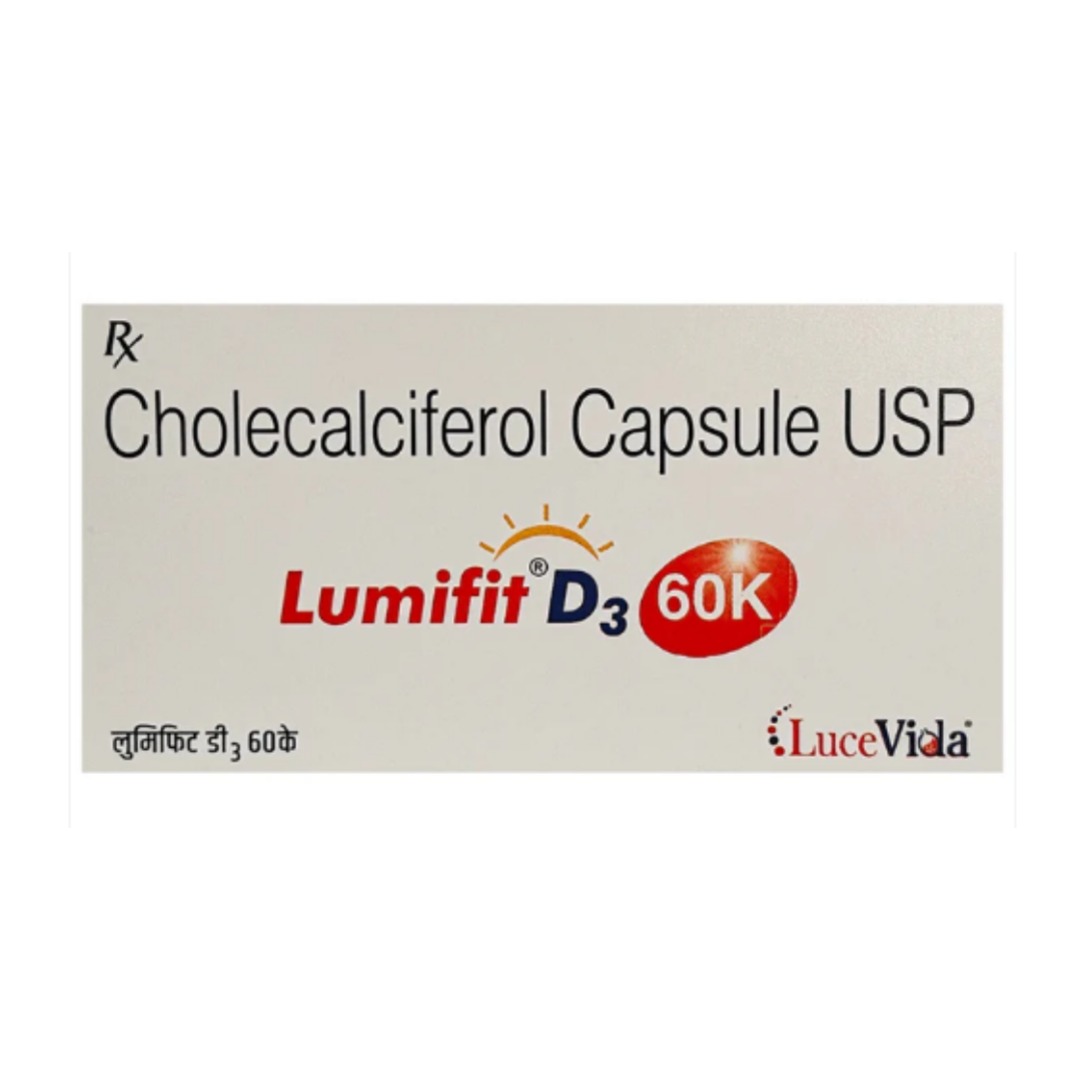 Lumifit D3 60k Capsule Soft Gelatin Capsule - Uses, Benefits, Side ...