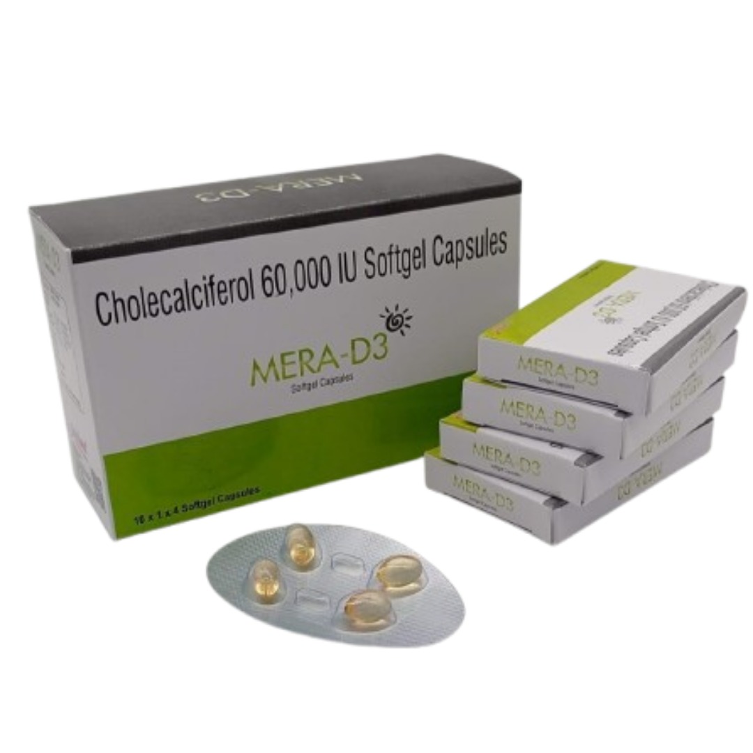 Mera D3 Softgel Capsule - Uses, Benefits, Side Effects & Price