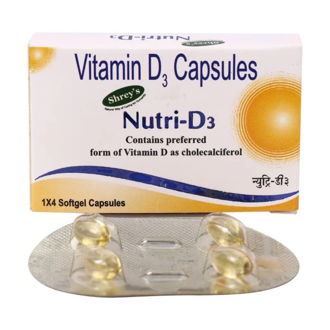 Nutri D3 Softgel Capsule - Uses, Benefits, Side Effects & Price