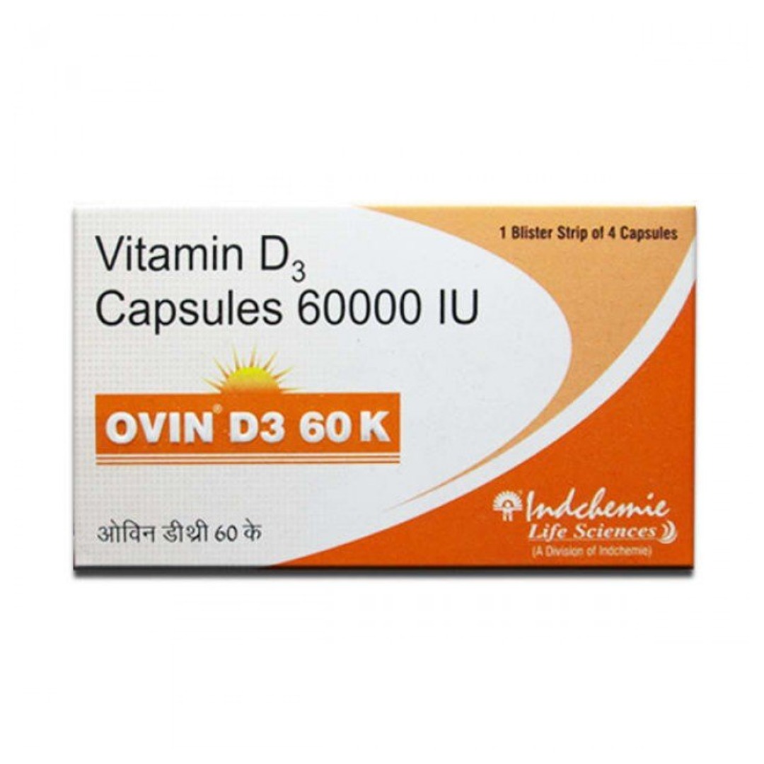 Ovin D3 60k Capsule - Uses, Benefits, Side Effects & Price