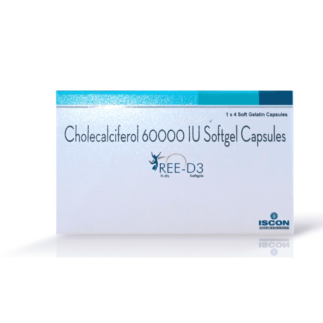 Ree D3 60k Capsules - Uses, Benefits, Side Effects & Price