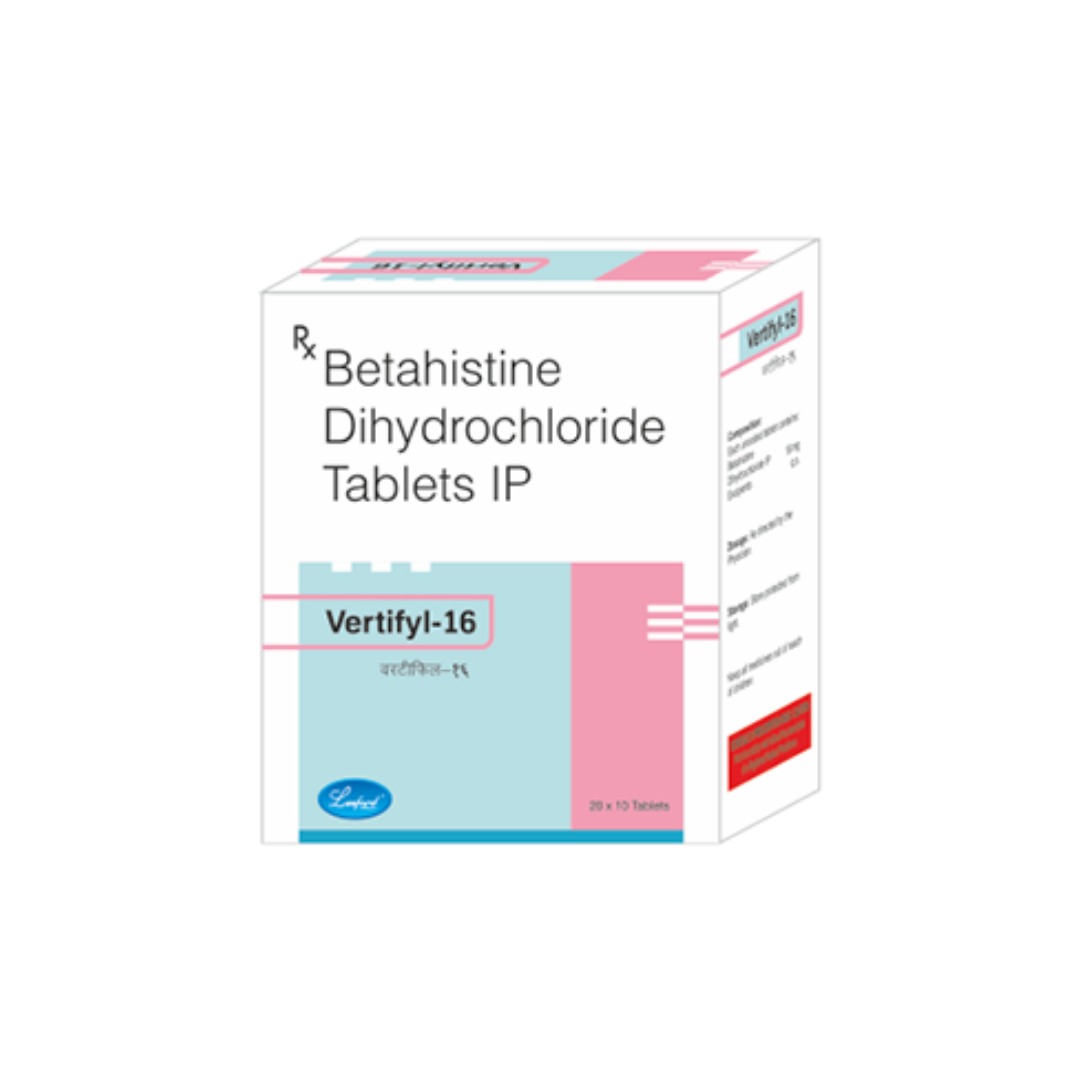 Vertifyl 16mg Tablet – Uses, Substitutes, Dosage, Side Effects, and ...