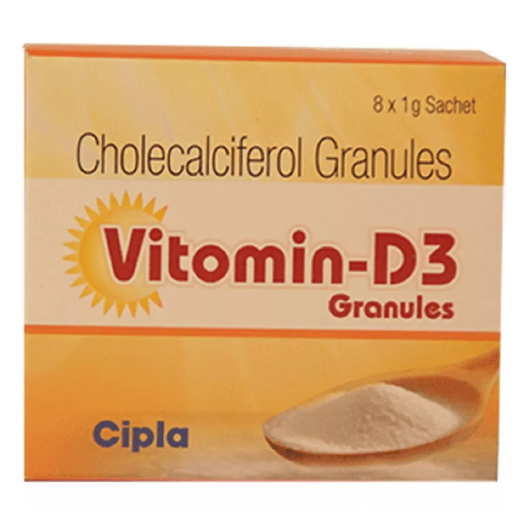 Vitomin D3 1gm Granules - Uses, Benefits, Side Effects & Price