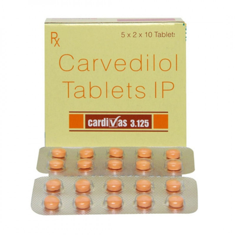 Cardivas 3.125 Tablet - Uses, Price, Substitute, Side Effects and Benefits