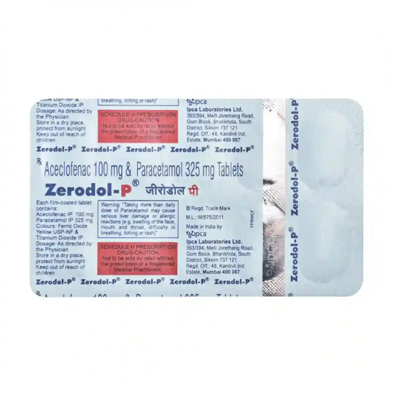 Zerodol P Tablet - Uses, Price, Substitute, Side Effects and Benefits