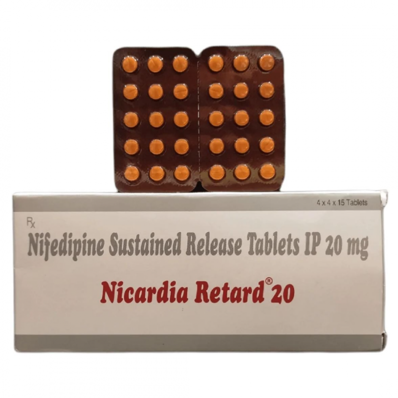 Nicardia Retard 20 Tablet SR - Uses, Price, Substitute, Side Effects ...