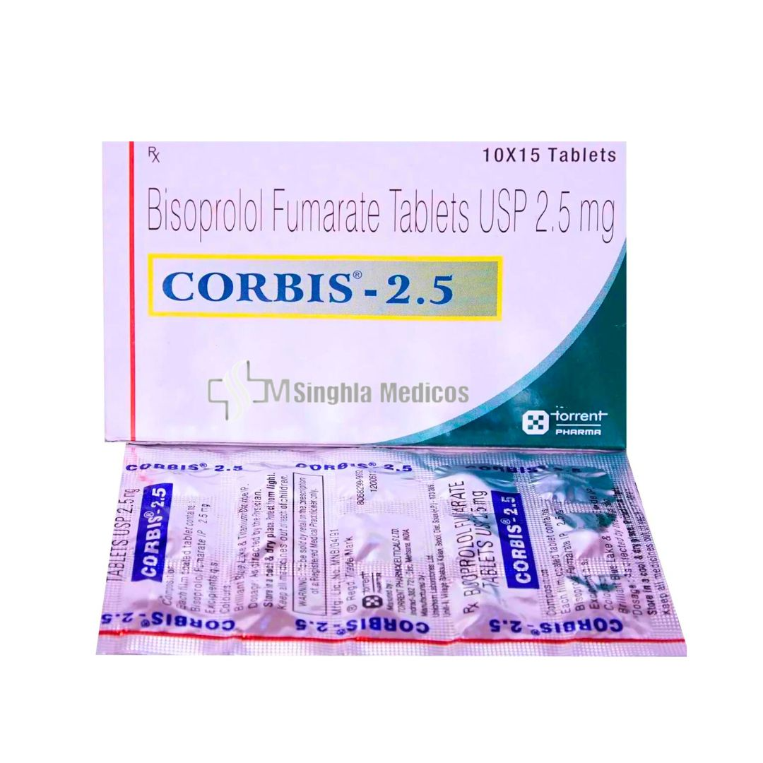 Corbis 2.5 Tablet - Uses, Price, Side Effects, Substitute