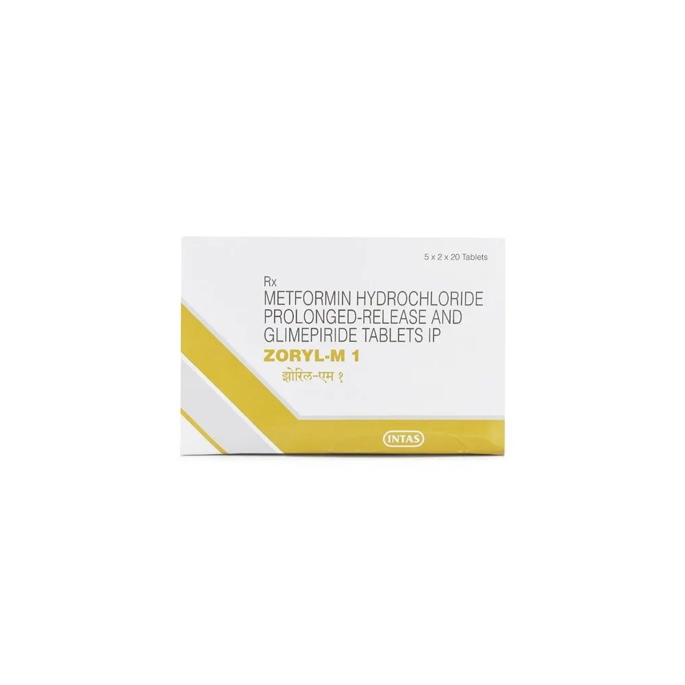 Zoryl-M 1 Tablet PR - Uses, Price, Side Effects, Substitute