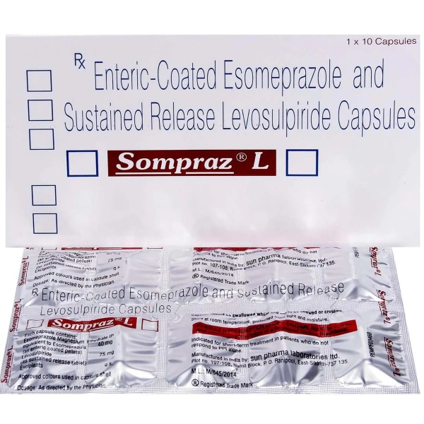 Sompraz L Capsule SR - Uses, Price, Side Effects, Substitute
