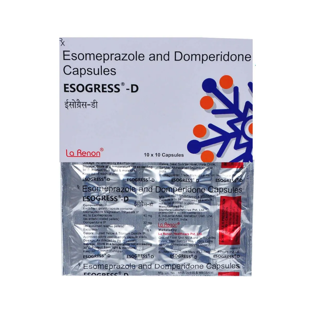 Esogress-D Capsule SR - Uses, Price, Side Effects, Substitute
