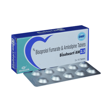 Bisoheart 2.5 Tablet - Uses, Price, Side Effects, Substitute