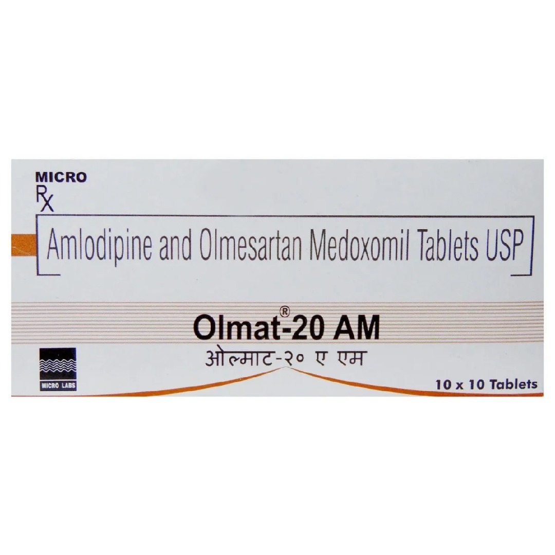 Olmat 20 AM Tablet - Uses, Price, Side Effects, Substitute