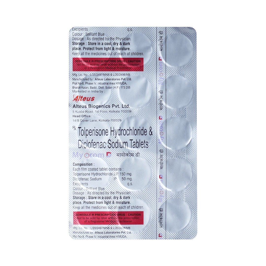 Myocom D Tablet - Uses, Price, Side Effects, Substitute