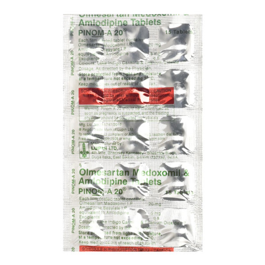 Pinom A 20 Tablet - Uses, Price, Side Effects, Substitute