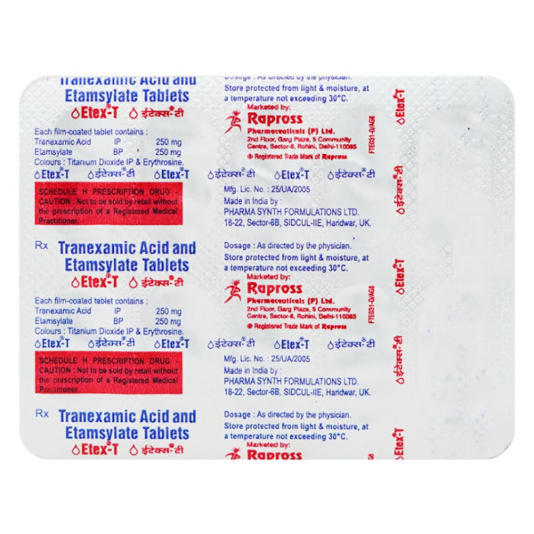 Etex-T Tablet - Uses, Price, Side Effects, Substitute
