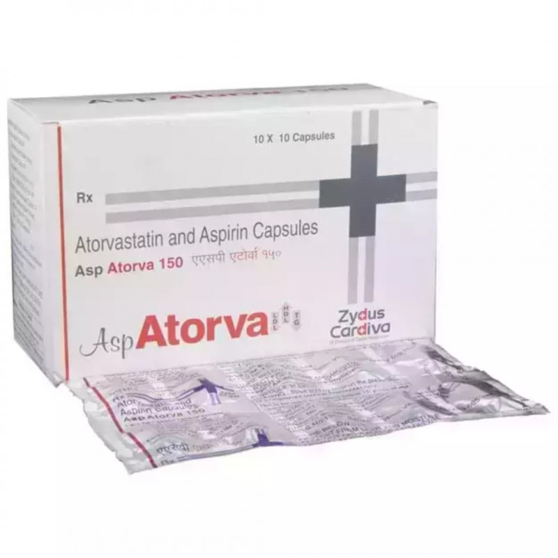 Atorva Asp 150 Capsule - Uses, Price, Substitute, Side Effects and Benefits