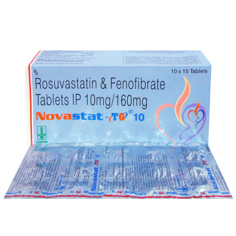 Novastat-TG 10 Tablet - Uses, Price, Side Effects, Substitute