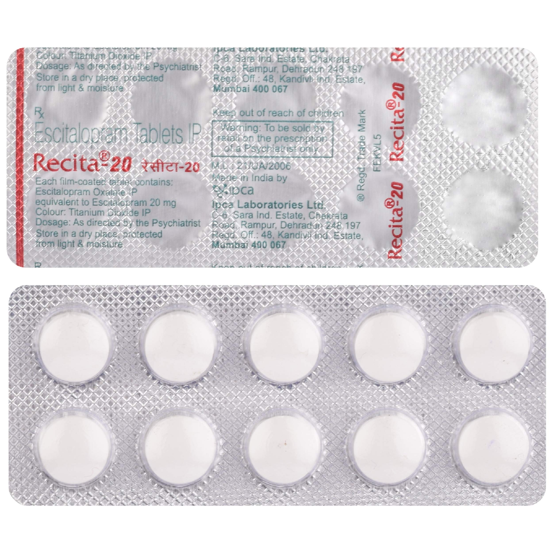 Recita 20 Tablet - Uses, Price, Side Effects, Substitute