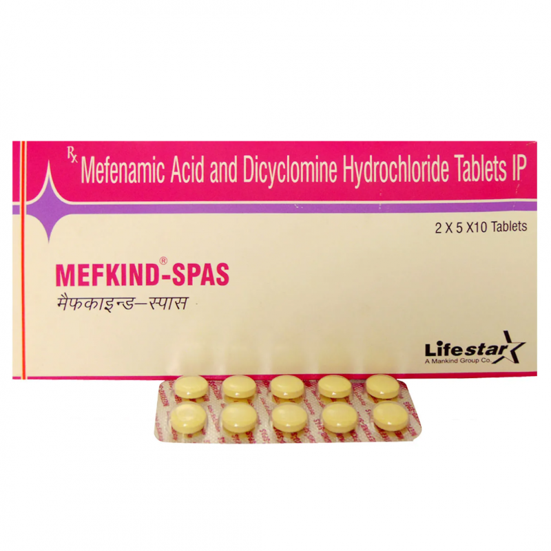 Mefkind-Spas Tablet - Uses, Price, Substitute, Side Effects and Benefits