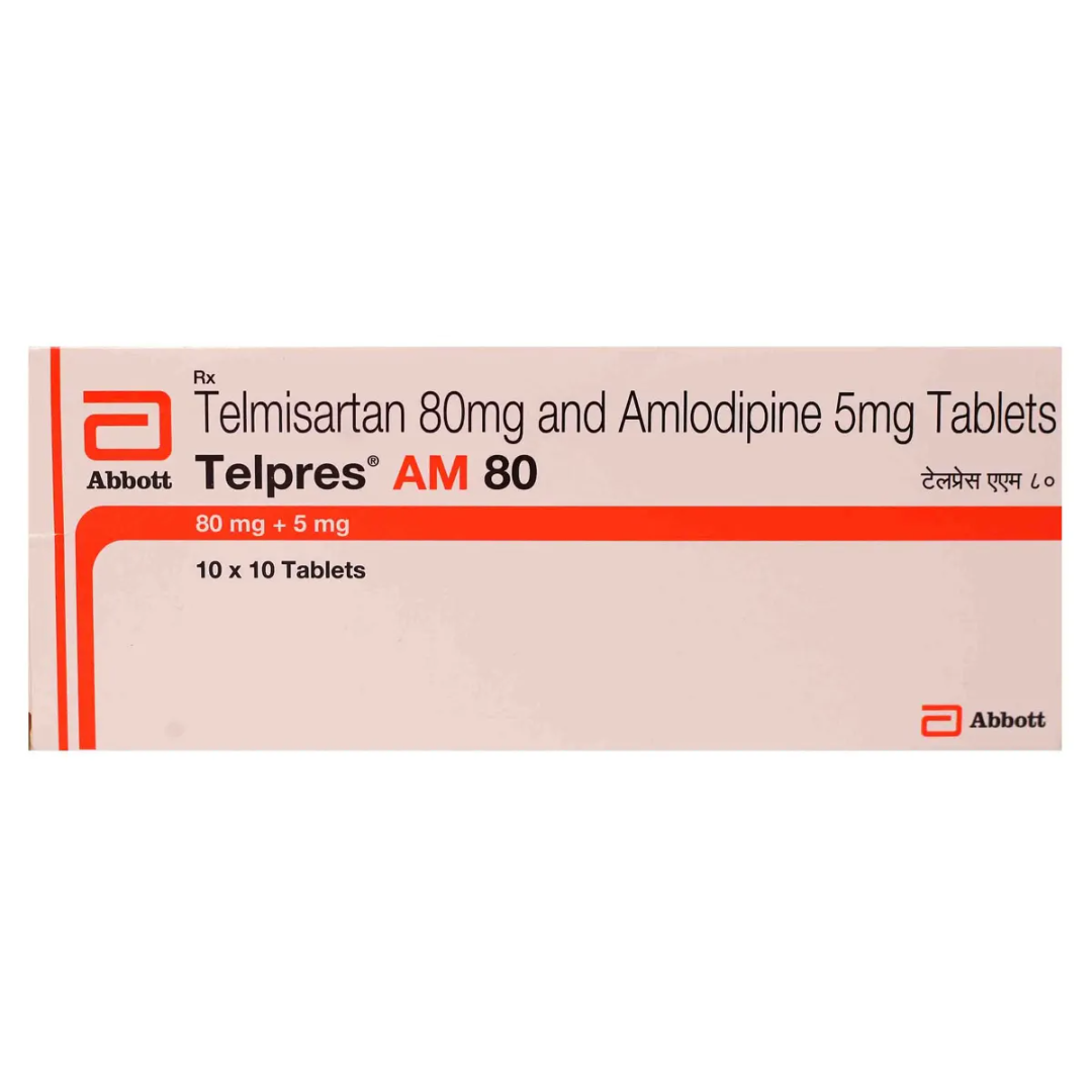 Telpres AM 80 Tablet - Uses, Price, Substitute, Side Effects and Benefits