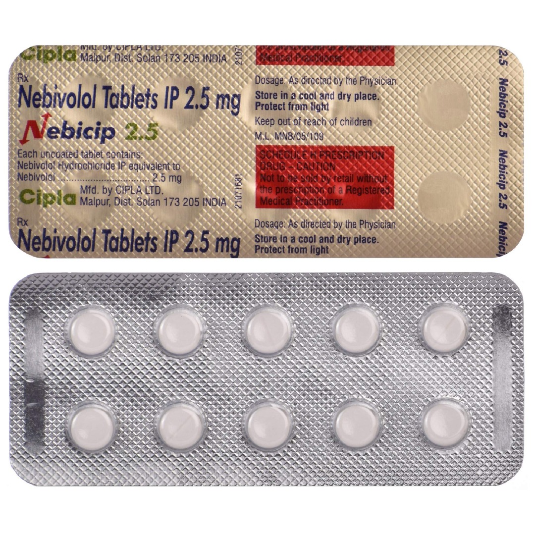 Nebicip 2.5 Tablet - Uses, Price, Side Effects, Substitute