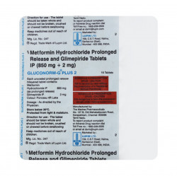Gluconorm-G Plus 2 Tablet PR - Uses, Price, Side Effects, Substitute